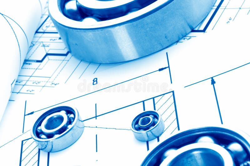 Dibujo industrial imagen de archivo. Imagen de técnico - 9127593