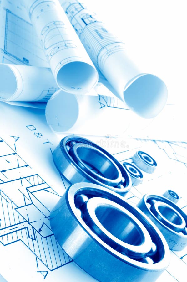 Dibujo industrial imagen de archivo. Imagen de técnico - 9127593