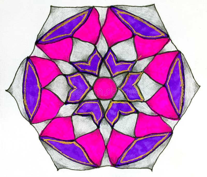 Dibujo modelado circular stock de ilustración. Ilustración de wallpaper ...