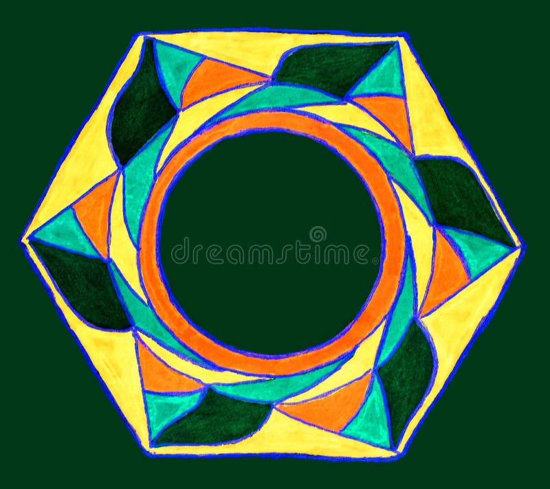 Dibujo modelado circular imagen de archivo. Imagen de trazado - 89663743