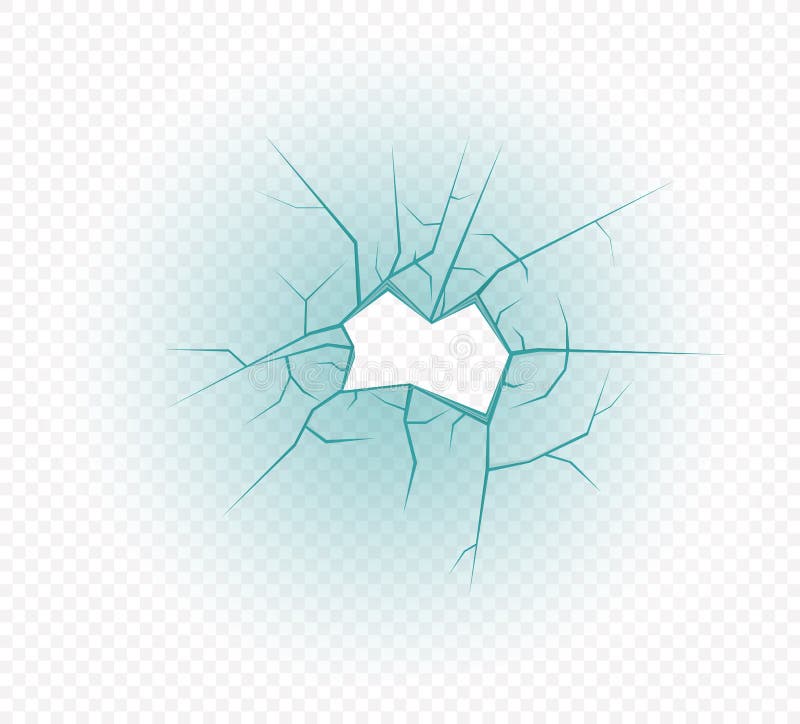 Dibujo Vectorial De Vidrio Roto Ilustración del Vector - Ilustración de ...