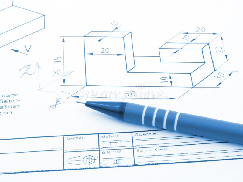 Dibujos industriales imagen de archivo. Imagen de mejora - 2729231