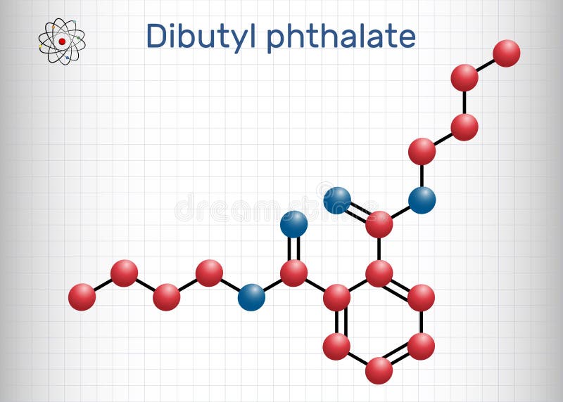 Dibutyl Phthalate, DBP Molecule. it is Phthalate Ester, Diester Stock ...