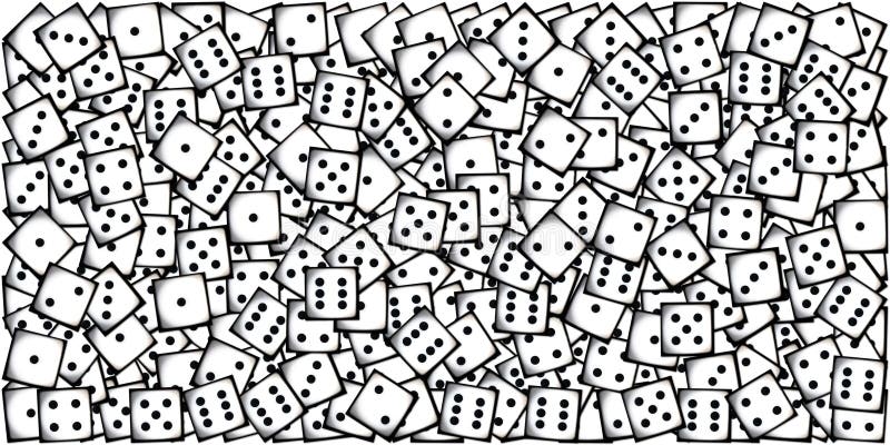 Dice Seamless Background Pattern Stock Vector - Illustration of dice ...