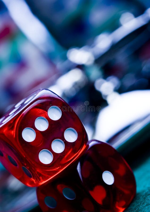Close-up of dice with six stock image. Image of luck, craps - 81621
