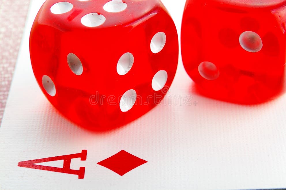 Dice and Ace stock image. Image of dots, count, gamble - 1964625