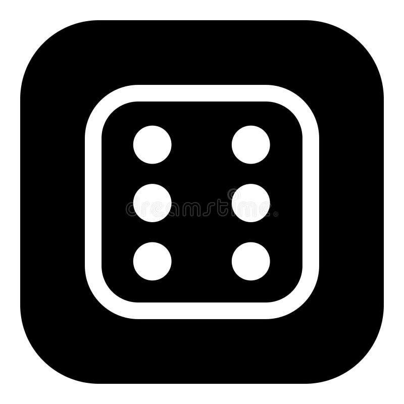 Dice and app icon stock vector. Illustration of dice - 245779506