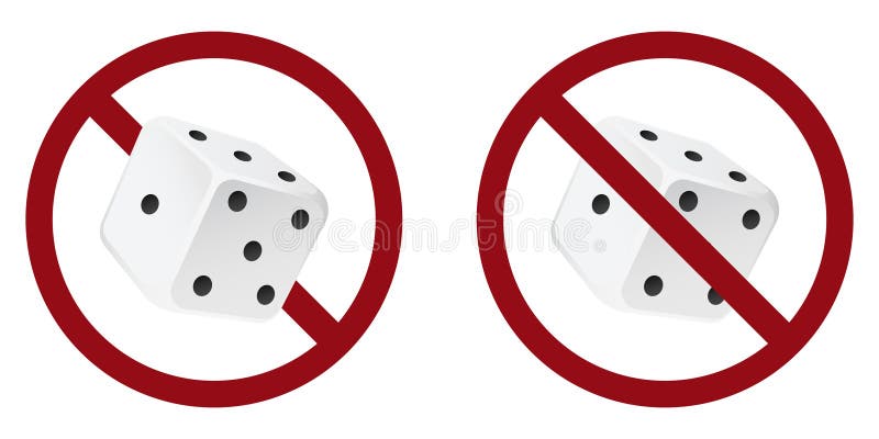 Gambling Not Allowed Forbidden Sign Stock Illustrations – 58 Gambling ...