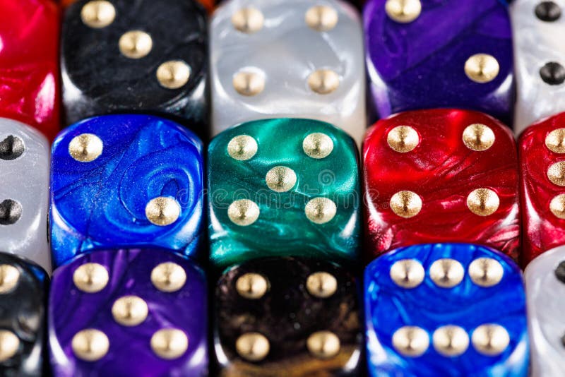 Dice for Board Game and Role-playing Game Stock Image - Image of game ...