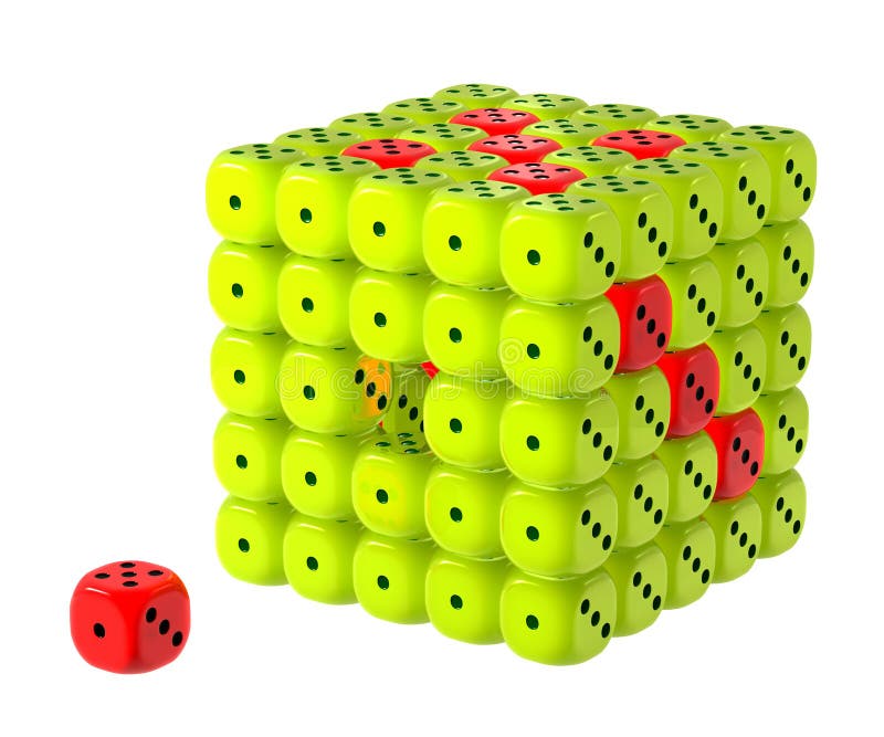 Dice box stock illustration. Illustration of unfit, possibility - 9437979