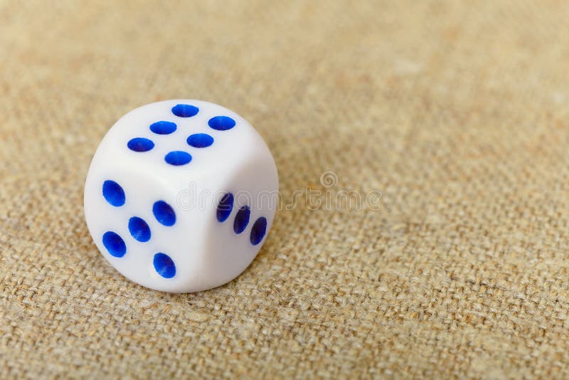 Dice on canvas stock image. Image of large, white, dark - 12646795
