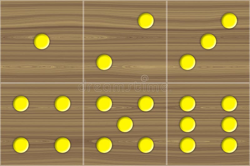 Dice cube wooden texture stock illustration. Illustration of fortune ...