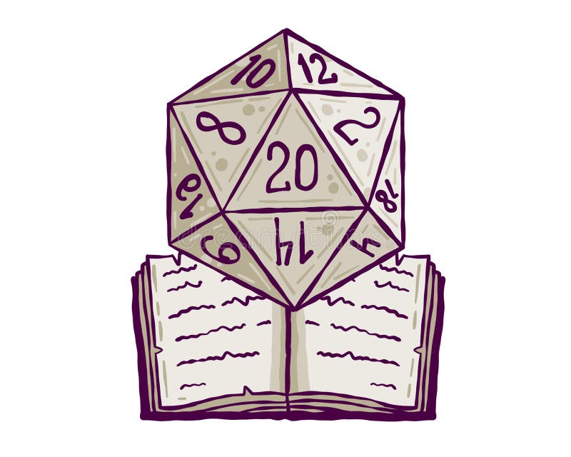 Dice d20 for playing Dnd. stock vector. Illustration of isolated ... Dice d20 for playing Dnd. stock vector. Illustration of isolated ...