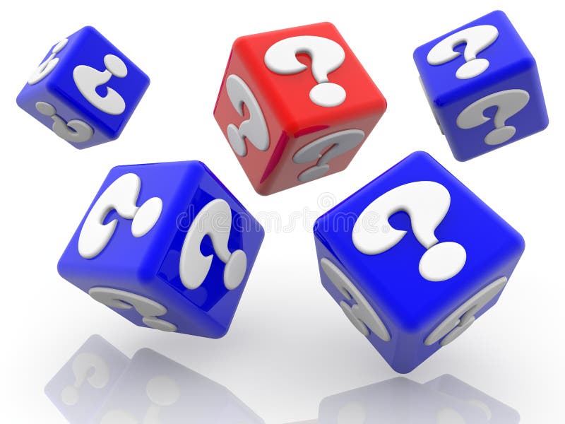 Dice Question Marks Stock Illustrations – 149 Dice Question Marks Stock ...