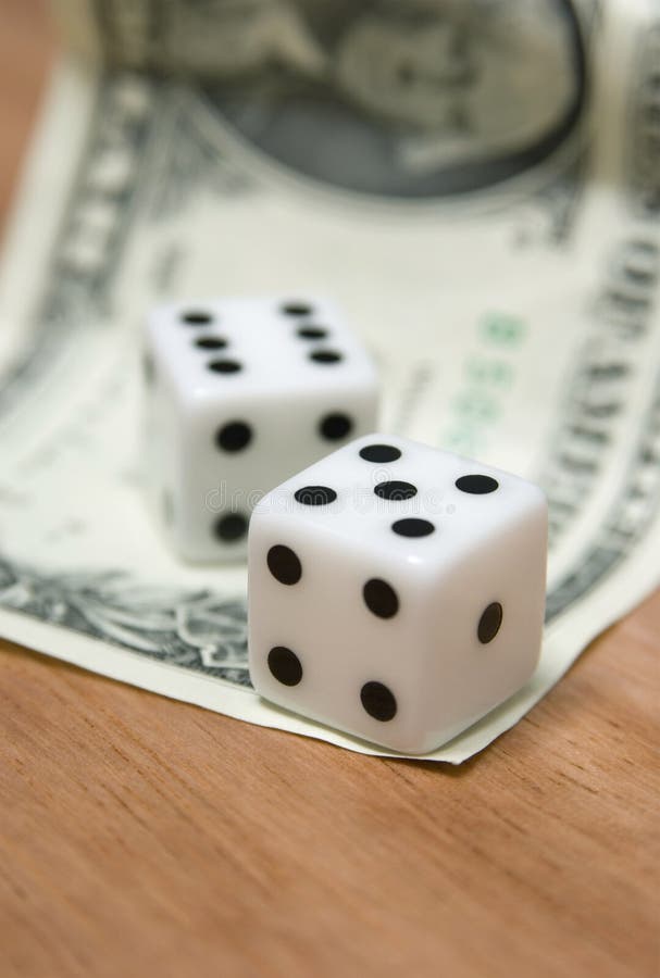 Dice and dollars stock image. Image of america, american - 24602743