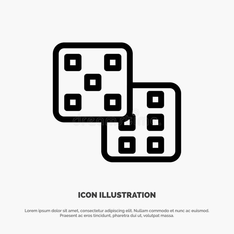 Dice Rolling Line Art Stock Illustrations – 37 Dice Rolling Line Art ...