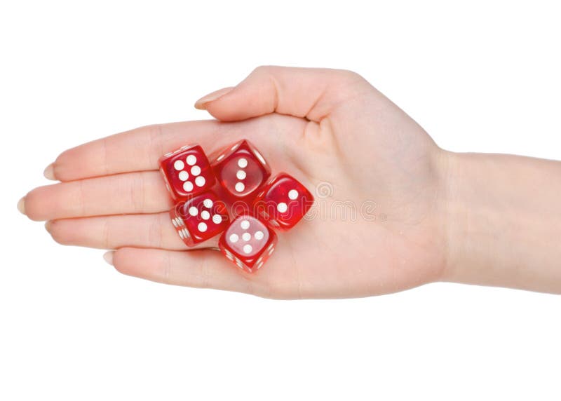 Dice in hands stock photo. Image of gamble, competition - 111136250