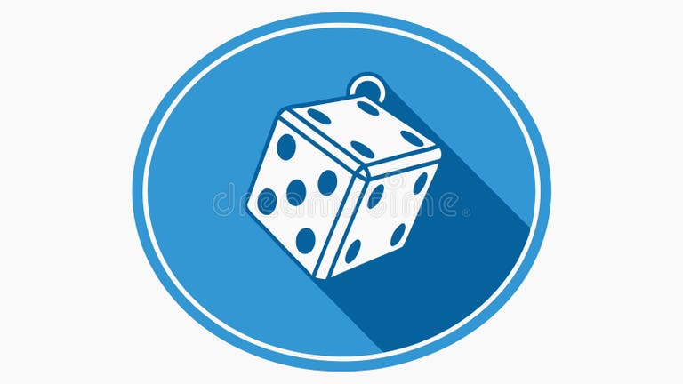 Dice Icon, Symbolizing Gaming, Luck, and Probability, Vector Design ...