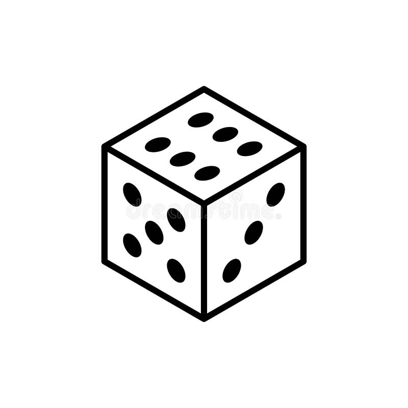 Dice Icon Vector Design Templates Stock Vector - Illustration of cube ...