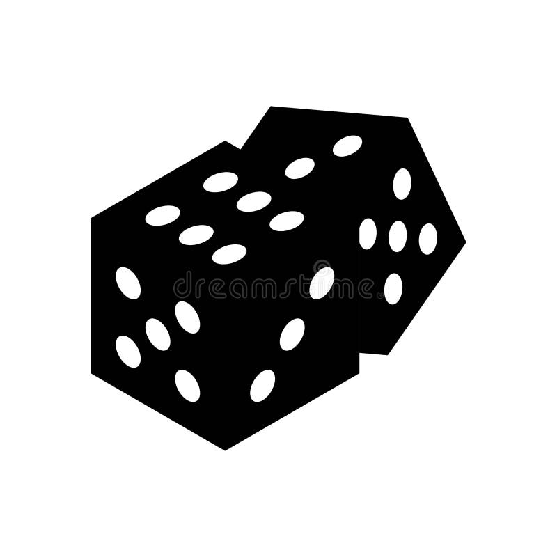 Dice Icon Vector Design Templates Stock Vector - Illustration of hazard ...