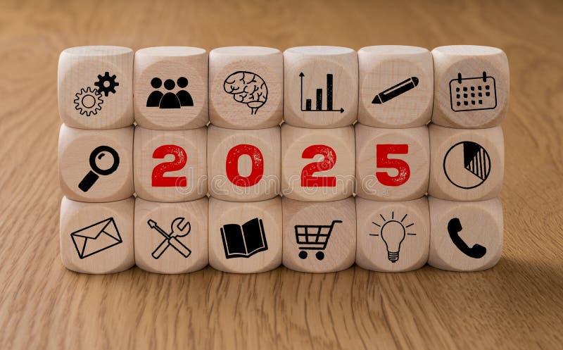 Year 2025 stock photo. Image of turning, 2025, annual - 346308682