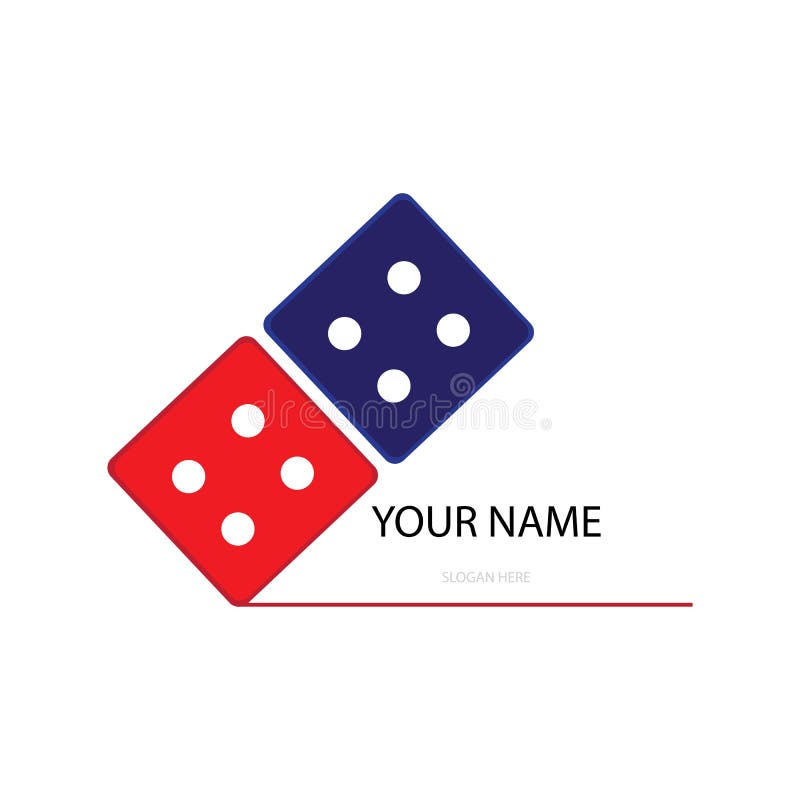 Dice logo vector stock vector. Illustration of play - 173996046