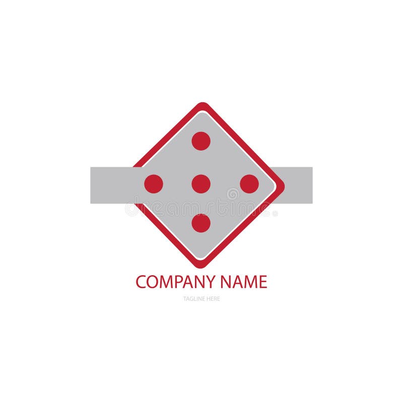 Dice logo vector stock vector. Illustration of gaming - 173996055