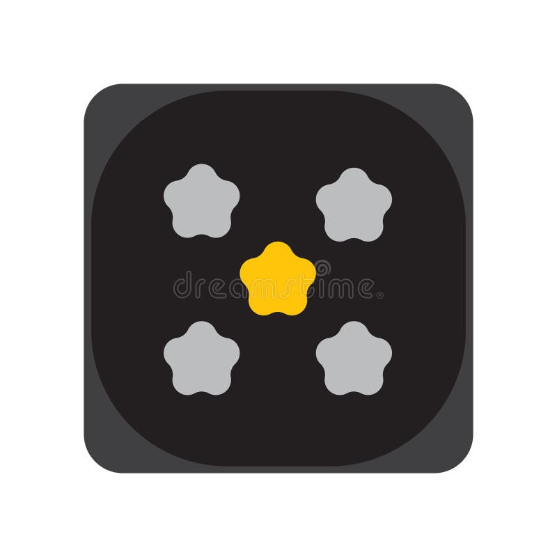 Dice Logo Vector Template stock vector. Illustration of gaming - 346478926