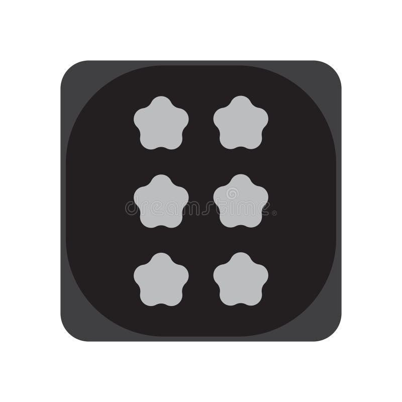 Dice Logo Vector Template stock vector. Illustration of symbol - 346478932