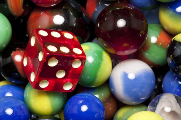 Dice & Marbles stock image. Image of chance, marbles - 17900659