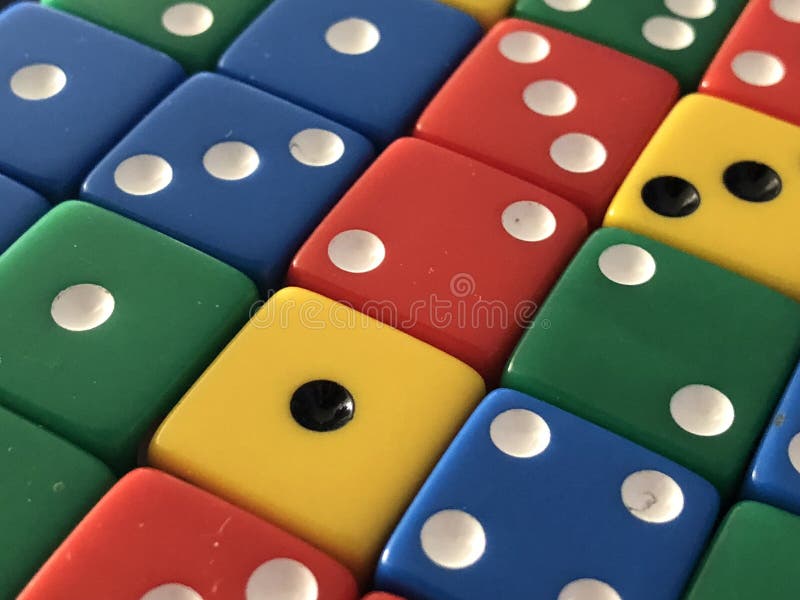 Dice stock image. Image of green, game, dice, multi - 202646209