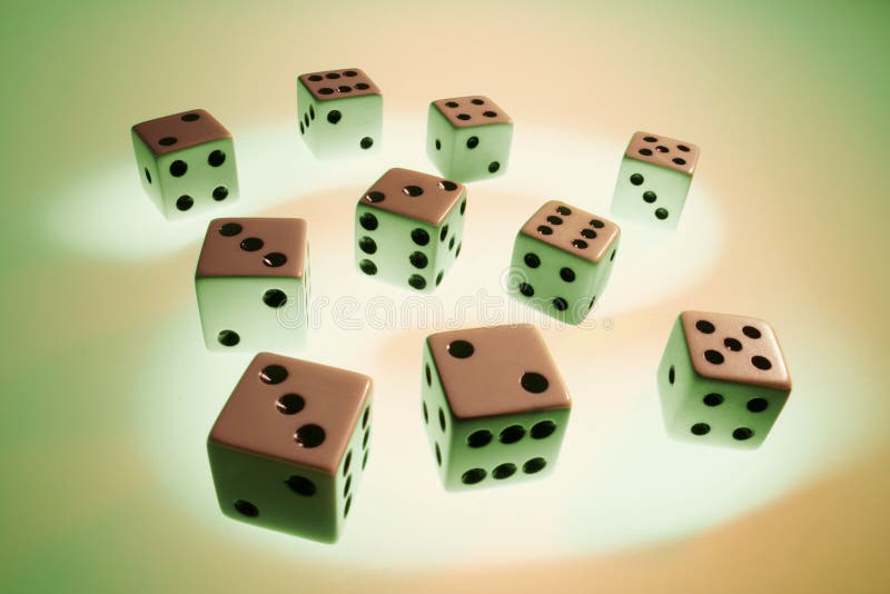 Multiple dice stock image. Image of three, numbers, white - 98811793