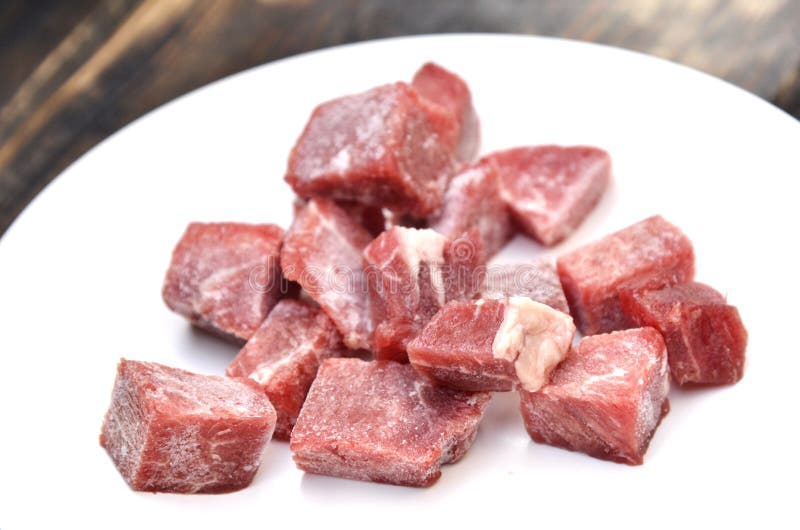 Dice pork. stock photo. Image of pieces, slice, loin - 37462048