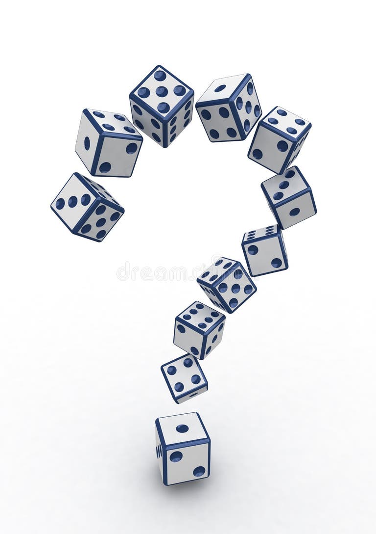 Question Mark Dice Stock Illustrations – 457 Question Mark Dice Stock ...