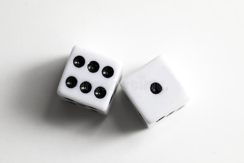 Dice 7 Seven stock photo. Image of hobby, background - 109966350