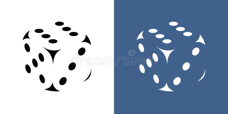 Dice silhouette stock illustration. Illustration of odds - 362220621