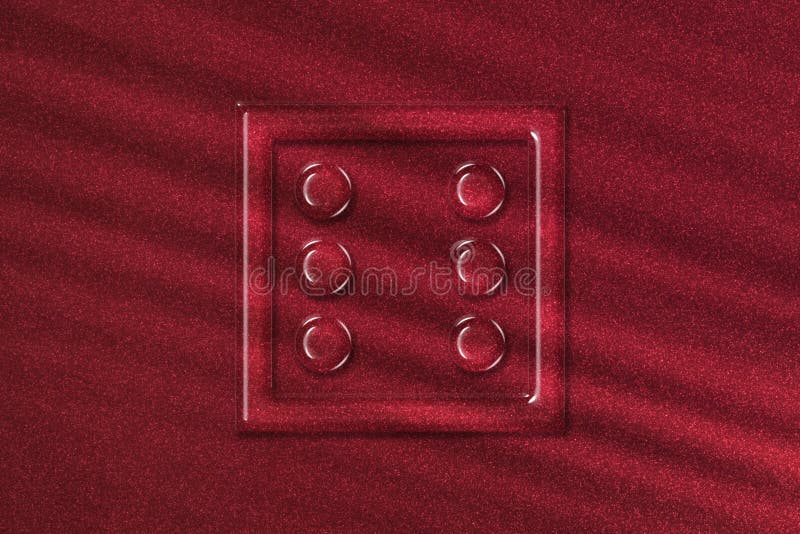 Dice Six at Top, Die Symbol Stock Image - Image of chance, dice: 205639843