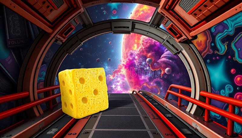 Dice in Space, Abstract and Game, Cosmic and Unusual Setting Generative ...