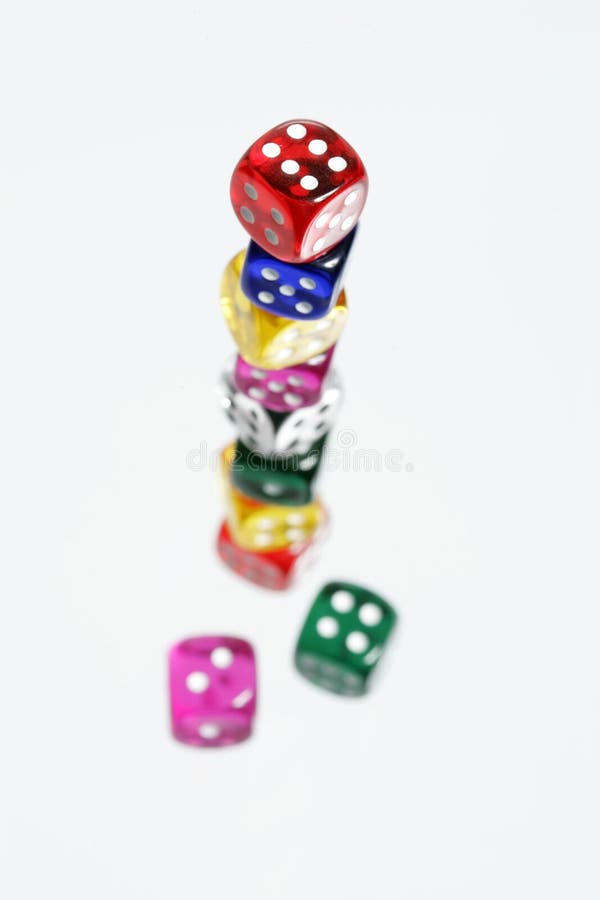 Dice Stack stock photo. Image of jackpot, gaming, gamble - 19511274