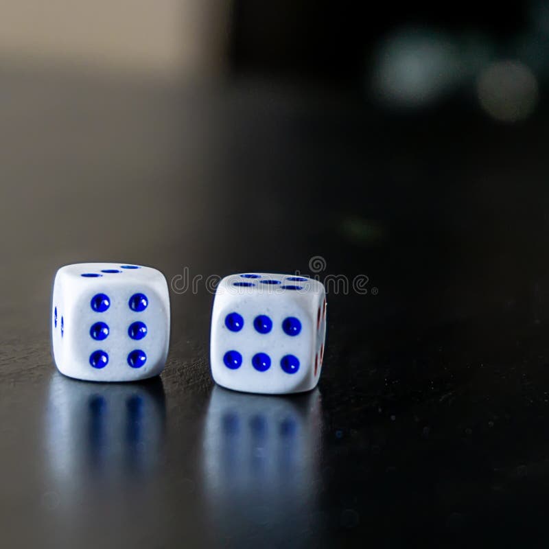 Dice on the table stock photo. Image of losing, horse - 143669098