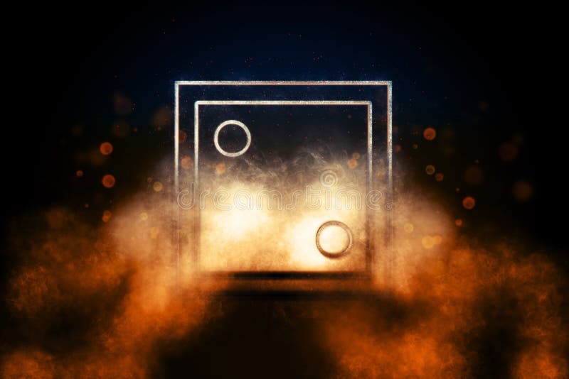 Dice Two at Top, Die Symbol Stock Illustration - Illustration of object ...