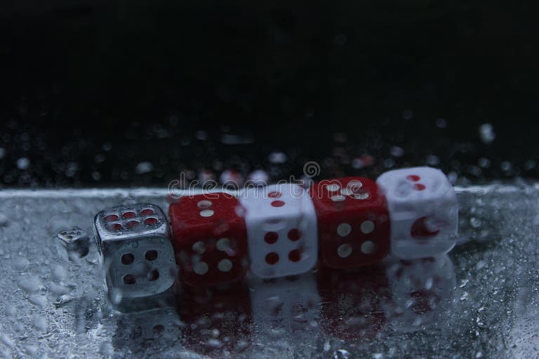 Dice stock image. Image of rainy, dice, cubes, rain - 170466245