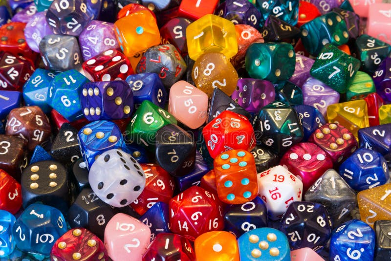 Dice stock image. Image of board, colors, number, entertainment - 73772195