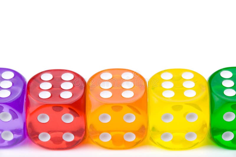 Purple and green dice stock image. Image of success, roll - 8167661