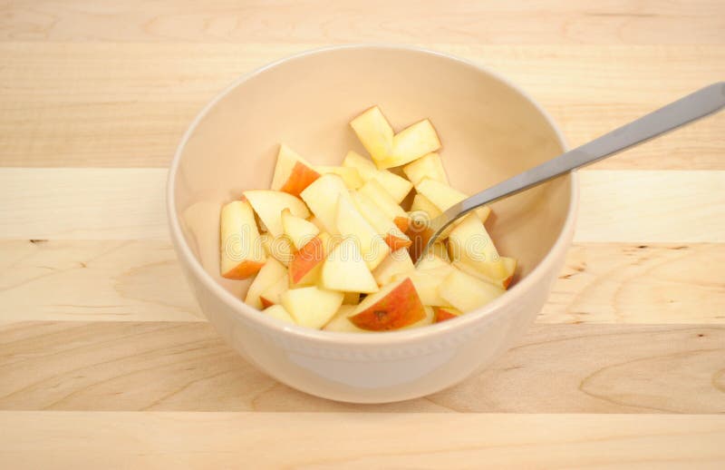 Fuji Apple with Caramels stock image. Image of yellow - 26881825