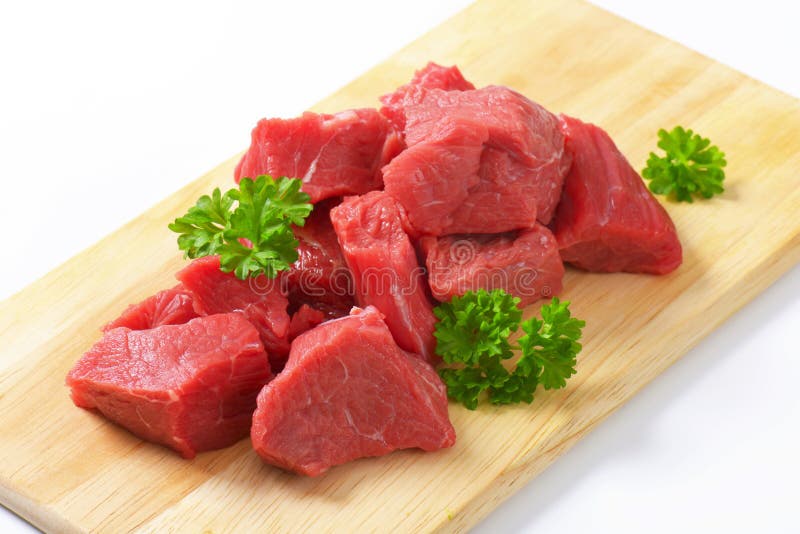 Diced beef stock photo. Image of shot, steak, pieces - 46245848