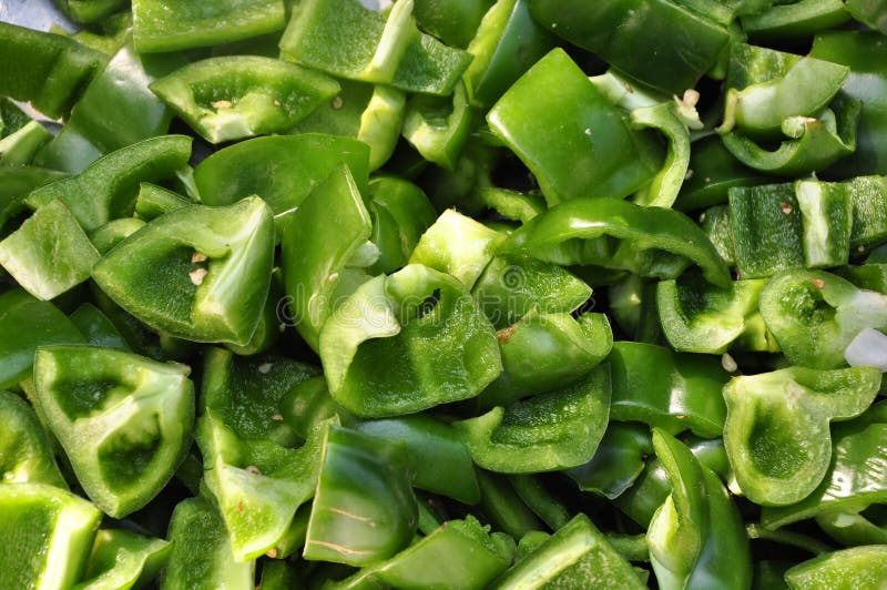 Cut capsicum stock photo. Image of capsicum, nutritious - 126614922