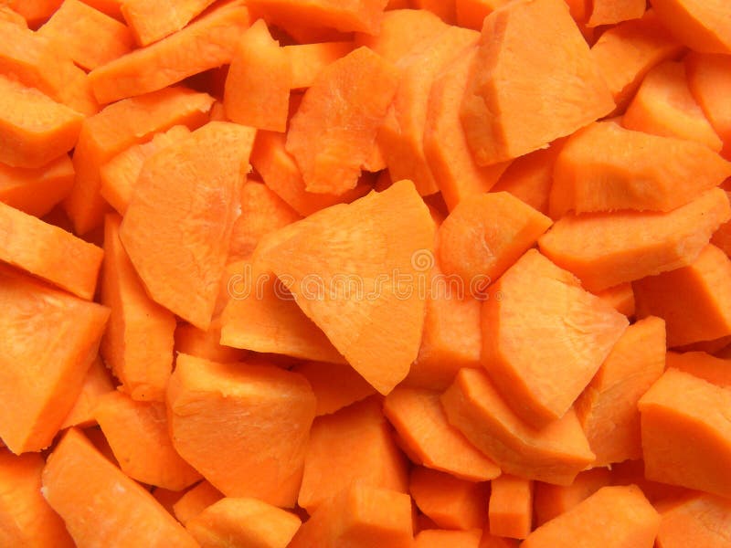 Diced Carrot roots stock image. Image of heap, segment - 179724887