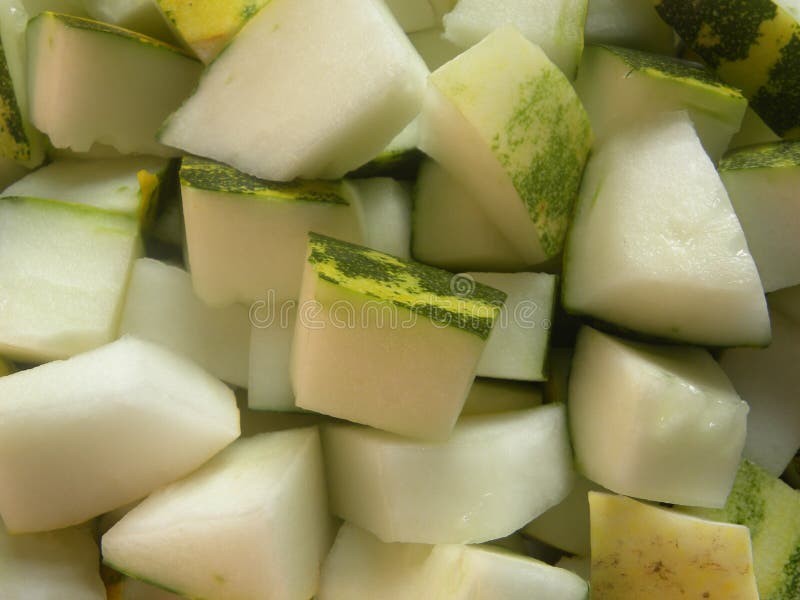 Diced cut Dosakai stock image. Image of cucurbitaceae - 168719287