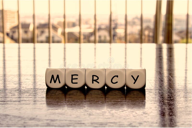 5 Dices Forming the Word `mercy` Stock Illustration - Illustration of ...
